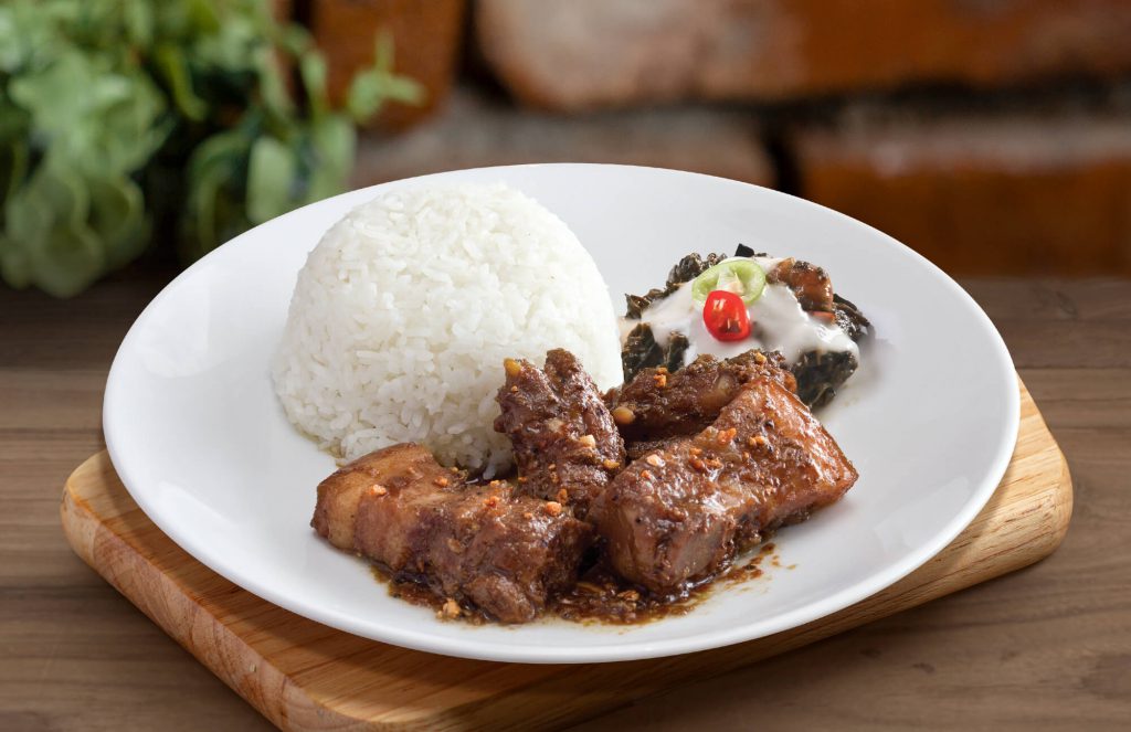 Pinoy Adobo with Laing - Graceland